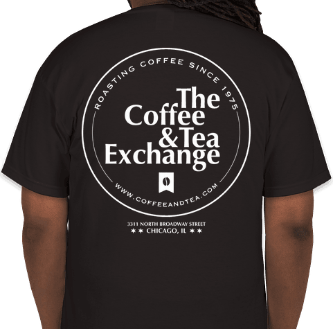 Coffee & Tea Classic Logo T-Shirt, Black • The Coffee & Tea Exchange